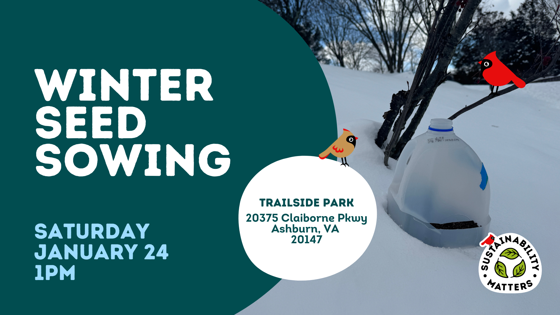 Saturday, 01/24/2026: Winter Seed Sowing - Chesapeake Network